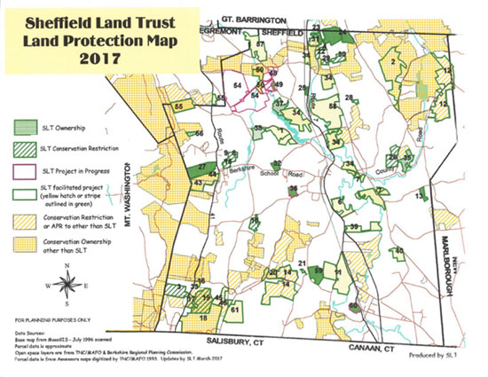 Sheffield Land Trust - Conservation Map